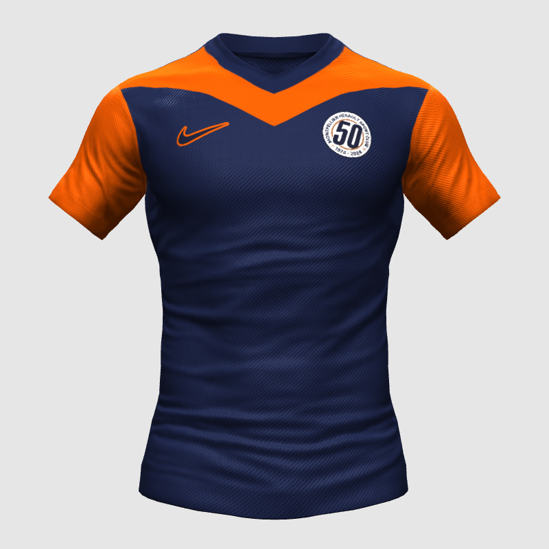 Montpellier HSC home 2024-25 - FIFA Kit Creator Showcase