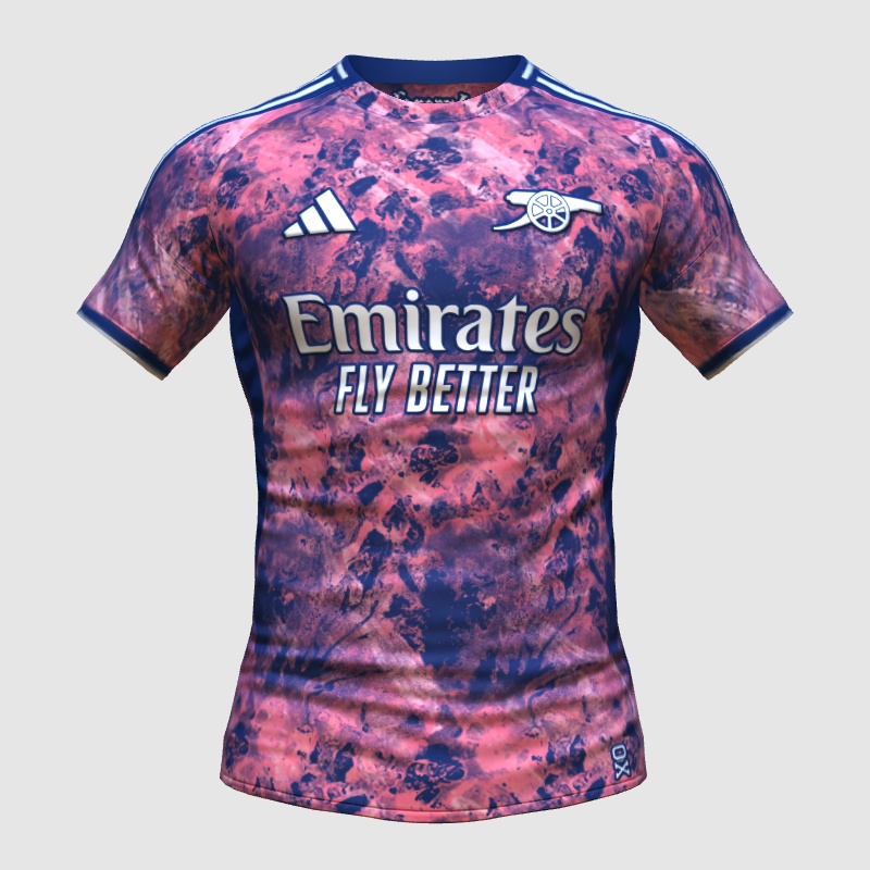 Arsenal x Adidas "Pink & Blue" Third Concept Kit - FIFA Kit Creator ...