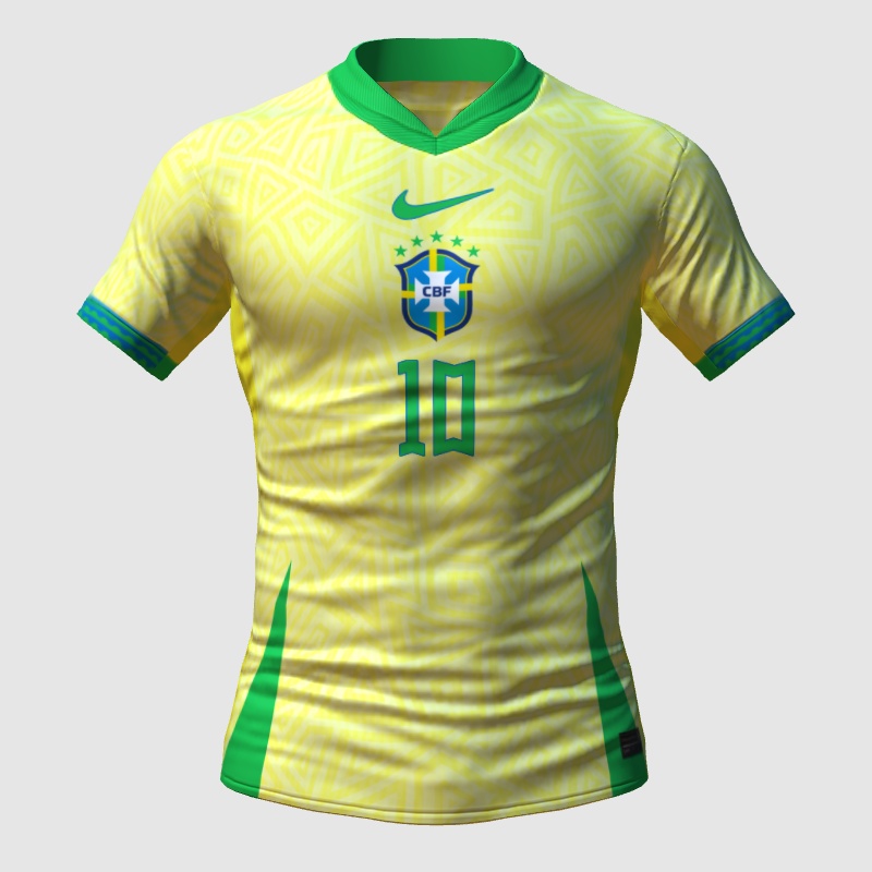 Brazil Home Kit 2024 *FIXED* - FIFA Kit Creator Showcase