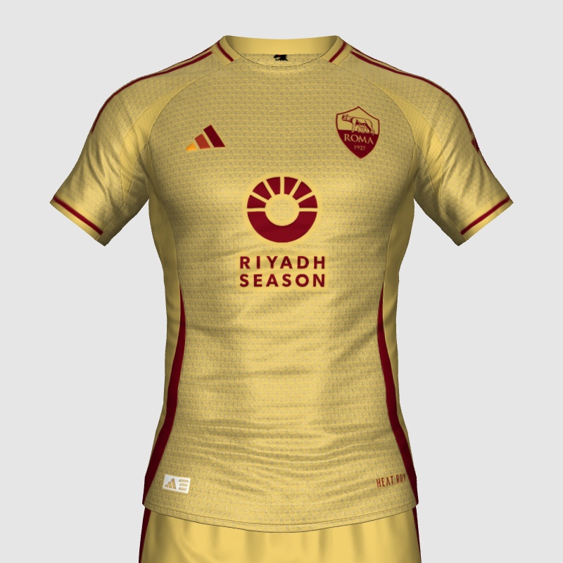 ROMA 24/25 "GOLD" Concept - FIFA Kit Creator Showcase