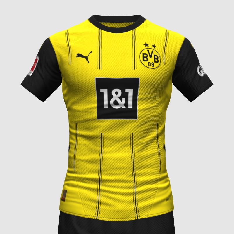 Borussia Dortmund Home Kit 2024/25 - FIFA Kit Creator Showcase