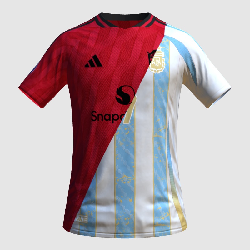 Custom Manchester United X Garnacho - Argentina - FIFA Kit Creator Showcase