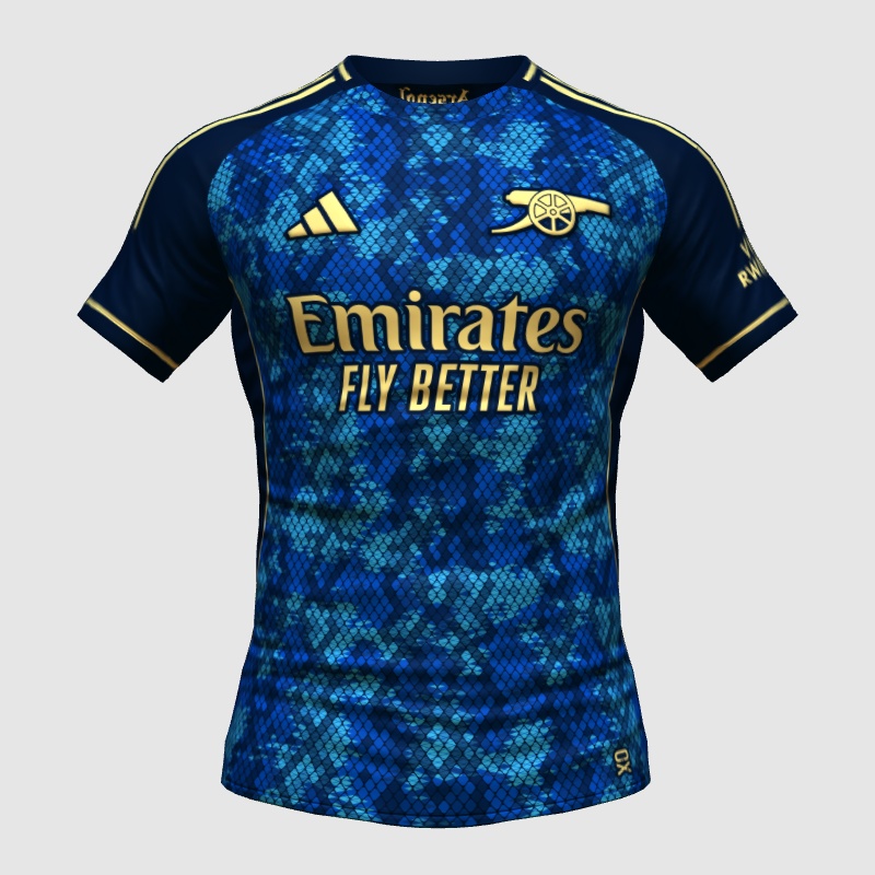 Arsenal x Adidas "Red White & Blue" Concept Kit - FIFA 23 Kit Creator ...