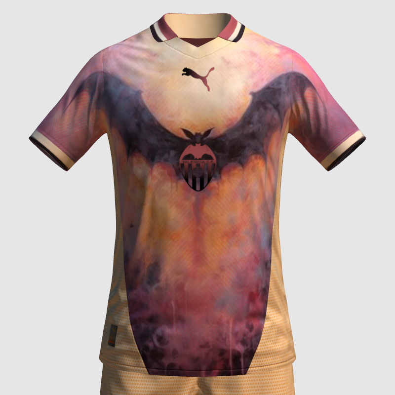 Valencia CF special bat kit - FIFA Kit Creator Showcase