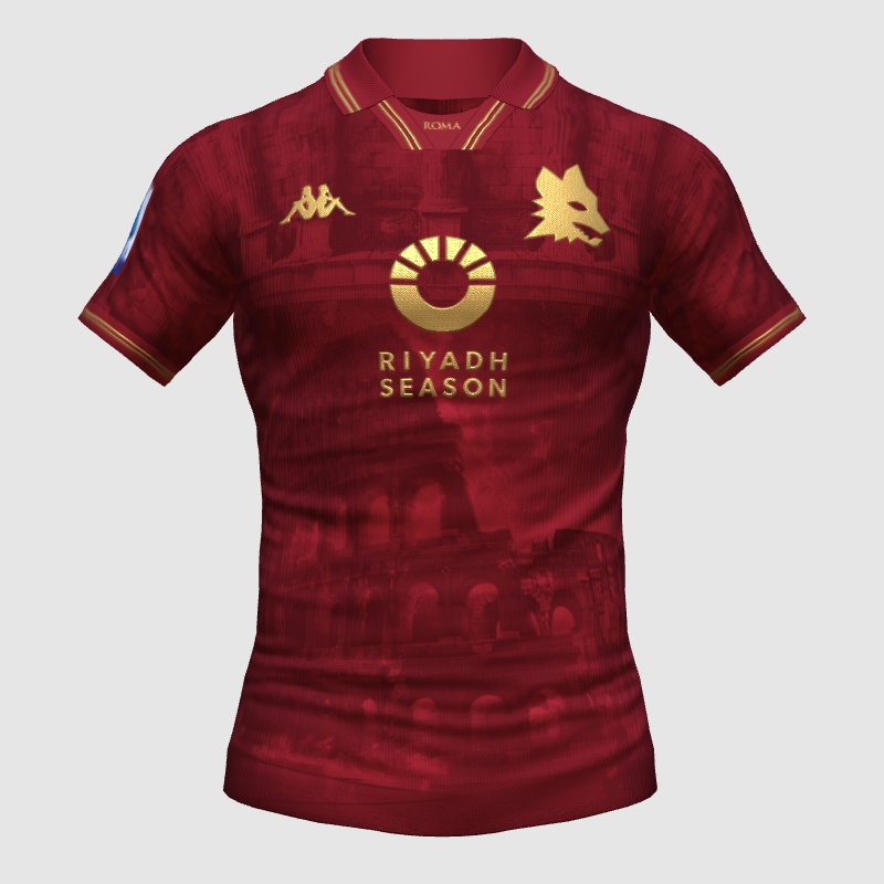 AS Roma x Kappa Home Kit Concept - FIFA Kit Creator Showcase