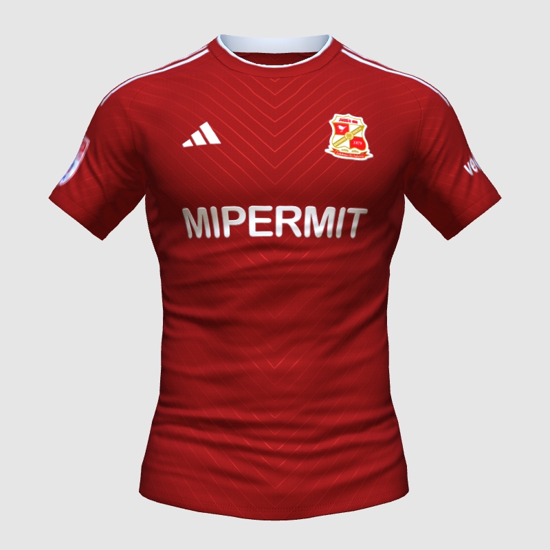 Salford City FC Adidas Home Kit 24-25 - FIFA Kit Creator Showcase
