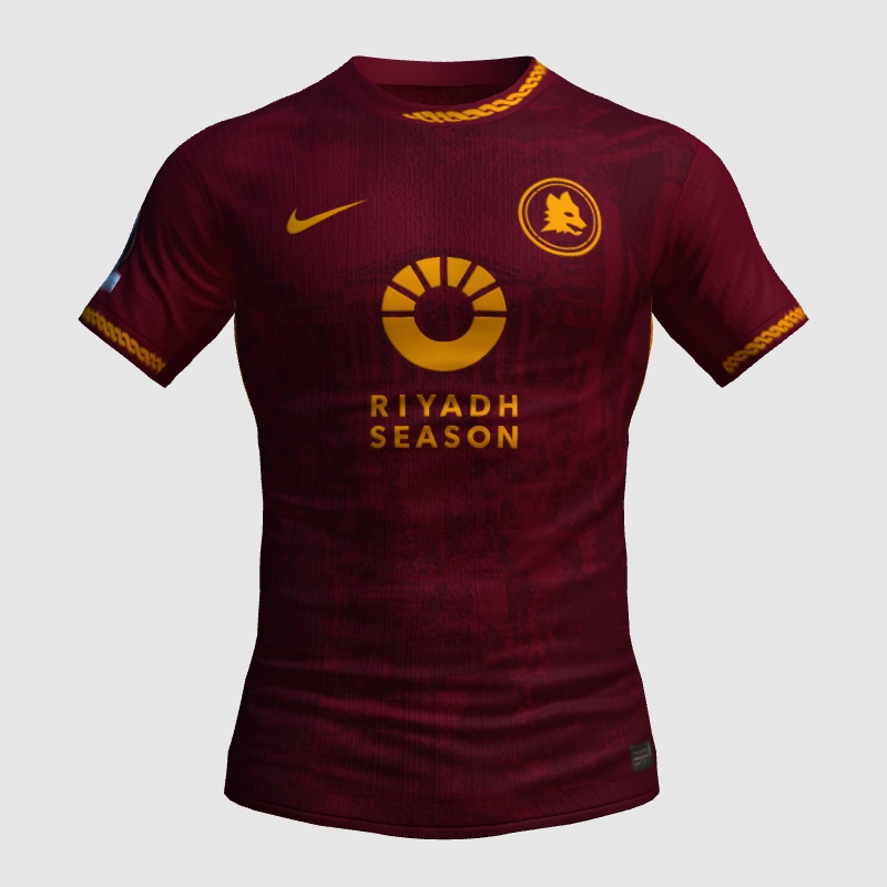 As Roma x Nike 24/25 Home - FIFA Kit Creator Showcase