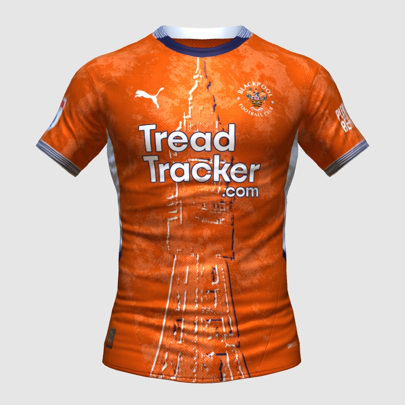 Blackpool FC 2024/25 home concept kit - FIFA Kit Creator Showcase