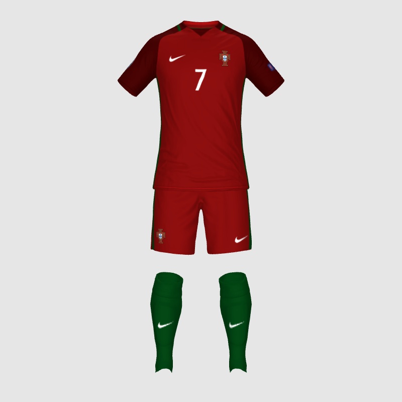Portugal 2016 Euros Kit - FIFA Kit Creator Showcase