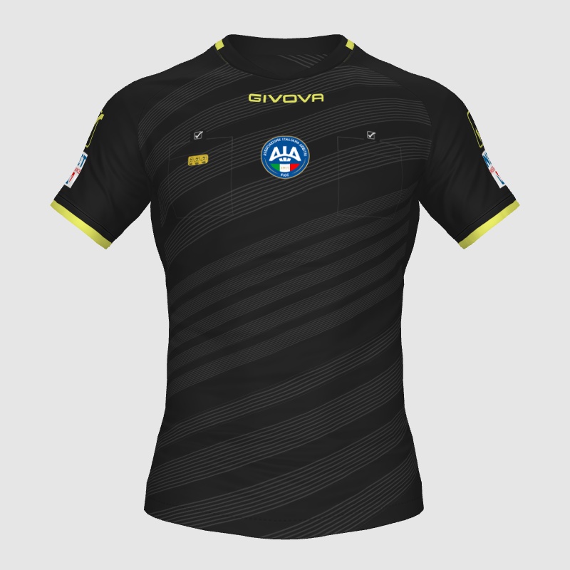 Referee Serie A Enilive 2024/25 Black - FIFA Kit Creator Showcase