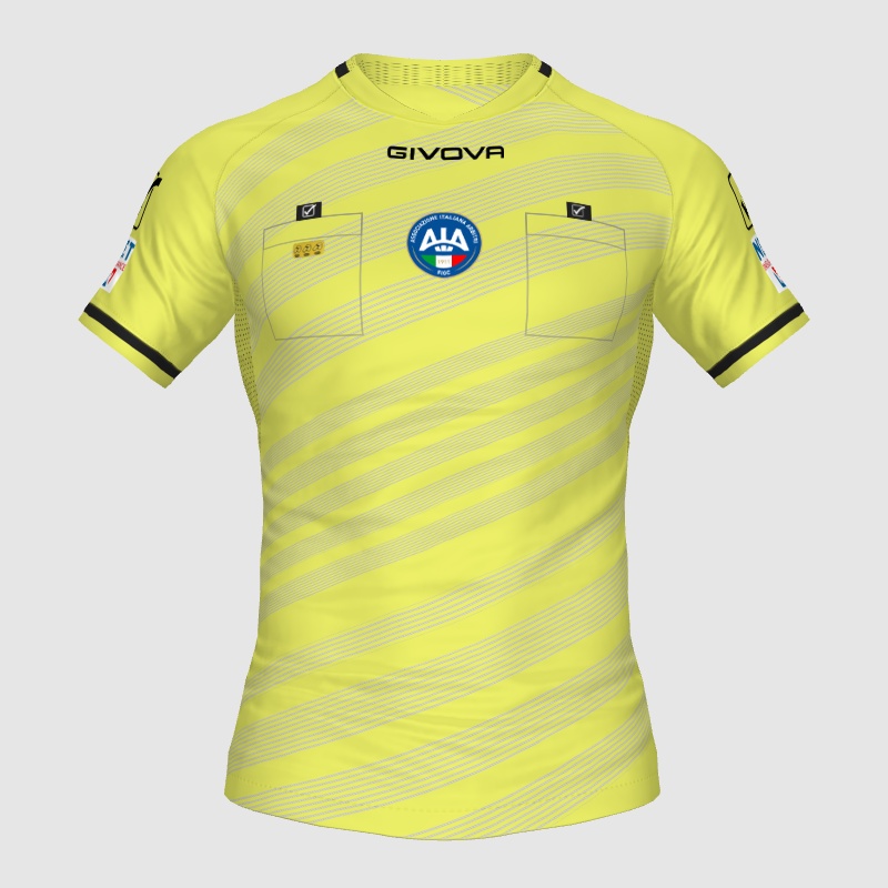 Referee Serie A Enilive 2024/25 Yellow - FIFA Kit Creator Showcase
