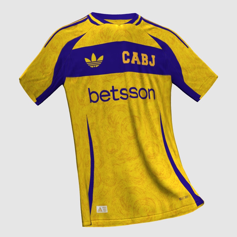 BOCA JUNIORS THIRD KIT DESIGN ADIDAS TREFOIL 25/26 - FIFA Kit Creator ...