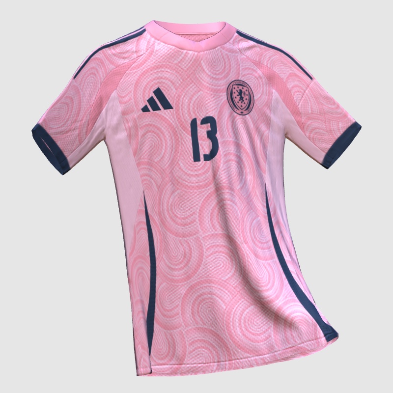 Scotland Women's 2025 leaked away kit - FIFA Kit Creator Showcase