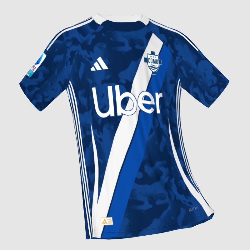 Como 1907 Home 2024/25 Concept Kit - FIFA Kit Creator Showcase