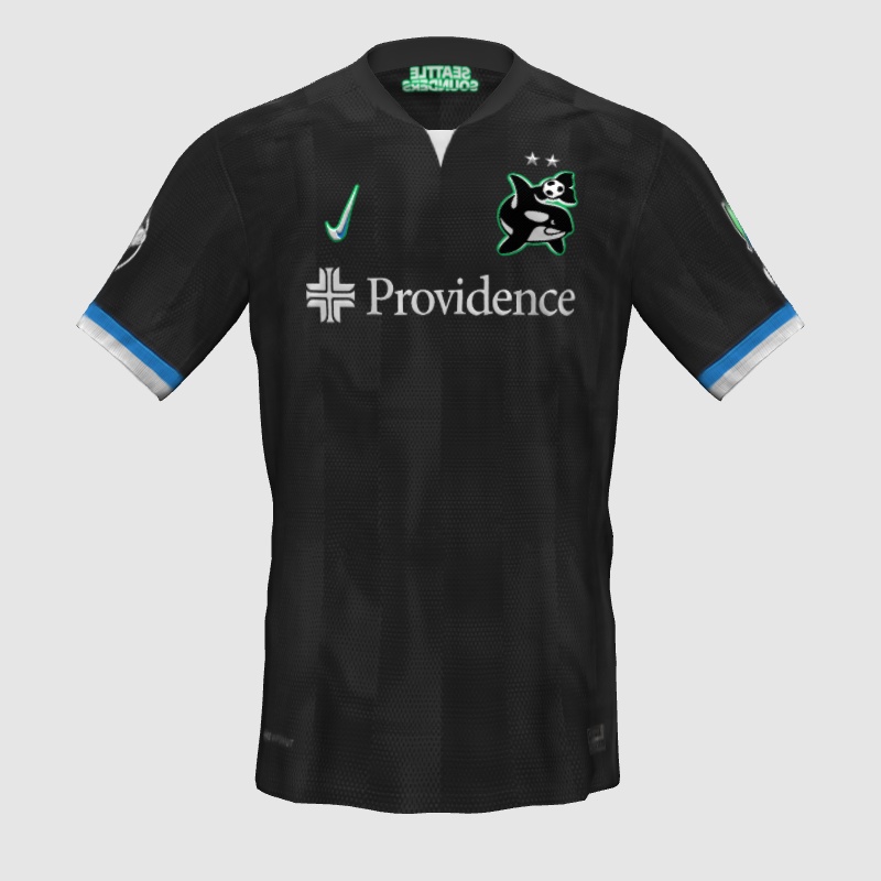 Seattle Sounders 2024 Nike 3rd "Orca" Concept - FIFA Kit Creator Showcase