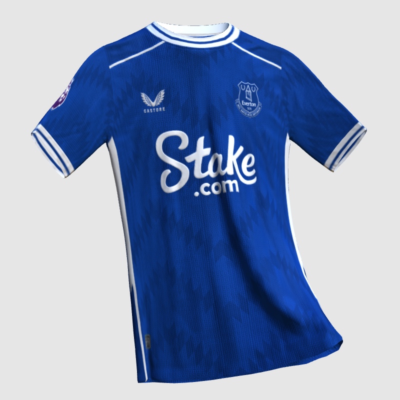 Everton x Castore - 25/26 Home Kit - FIFA Kit Creator Showcase