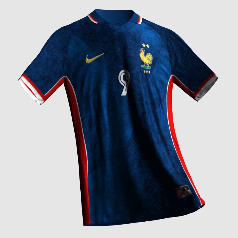 France Nike home concept kit - FIFA Kit Creator Showcase