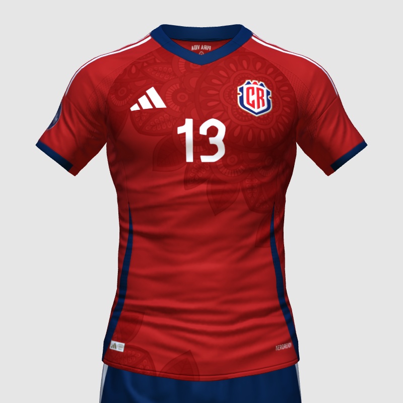 Costa Rica x Adidas 2025-26 - FIFA Kit Creator Showcase
