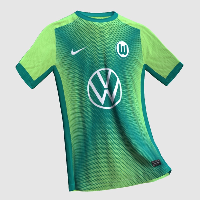 Wolfsburg Home Kit 2025/26 - FIFA Kit Creator Showcase
