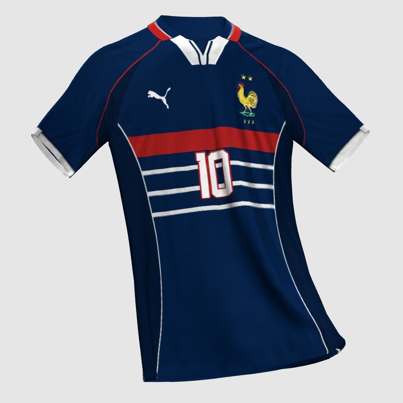 France X Puma Home Retro - FIFA Kit Creator Showcase