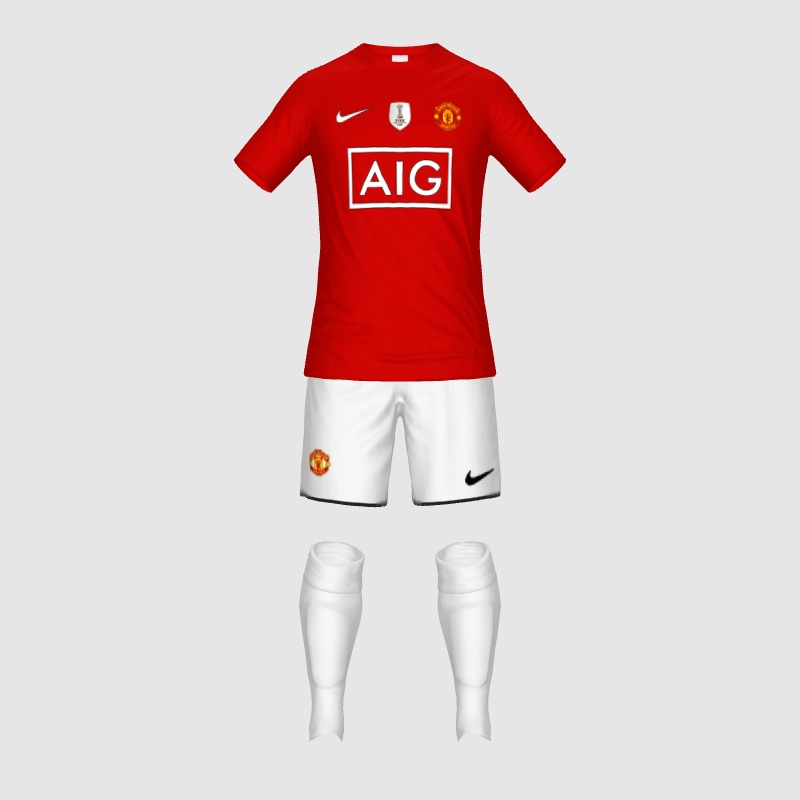 Manchester United / 2008 - 2009 / Home - FIFA Kit Creator Showcase
