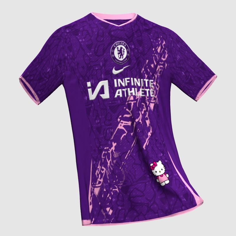 Chelsea x hello kitty fourth concept kit - FIFA Kit Creator Showcase
