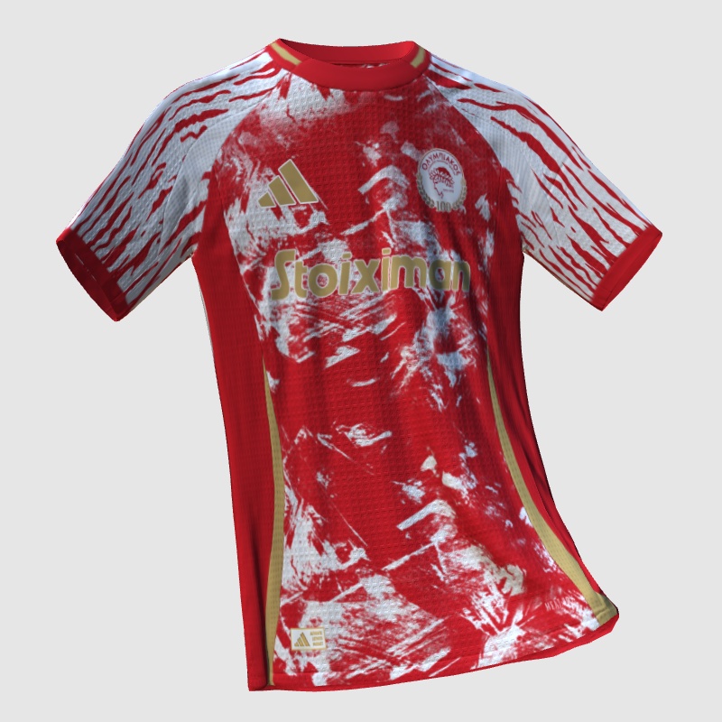 Olympiacos Home Shirt Concept - FIFA Kit Creator Showcase
