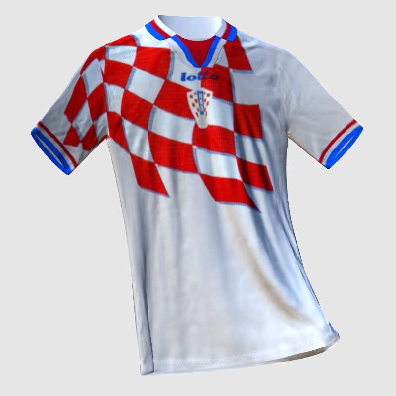 1998 Croatia Home Shirt *Remastered* - FIFA Kit Creator Showcase