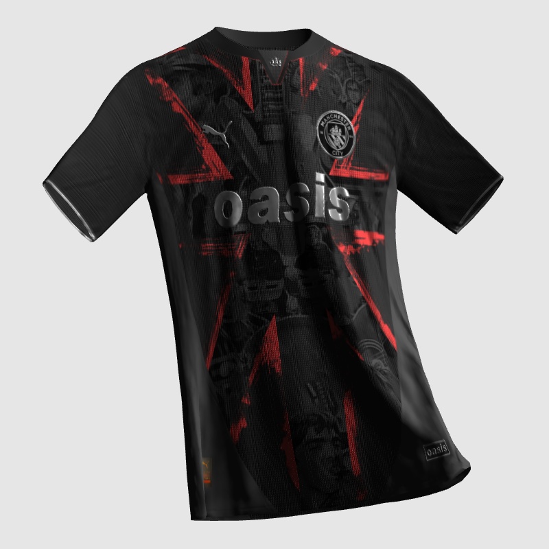 Manchester City X Oasis Special Kit Fixed - FIFA Kit Creator Showcase