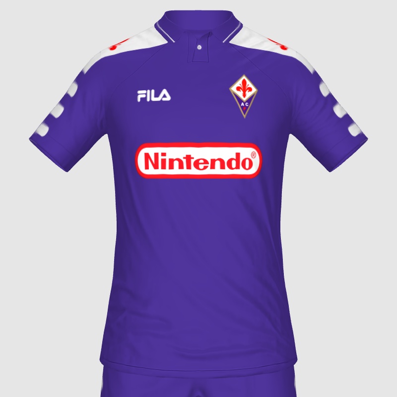 Fiorentina 1998/99 Nintendo Home - FIFA Kit Creator Showcase