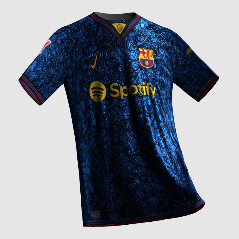FC Barcelona Home Kit Concept-Version A - FIFA Kit Creator Showcase