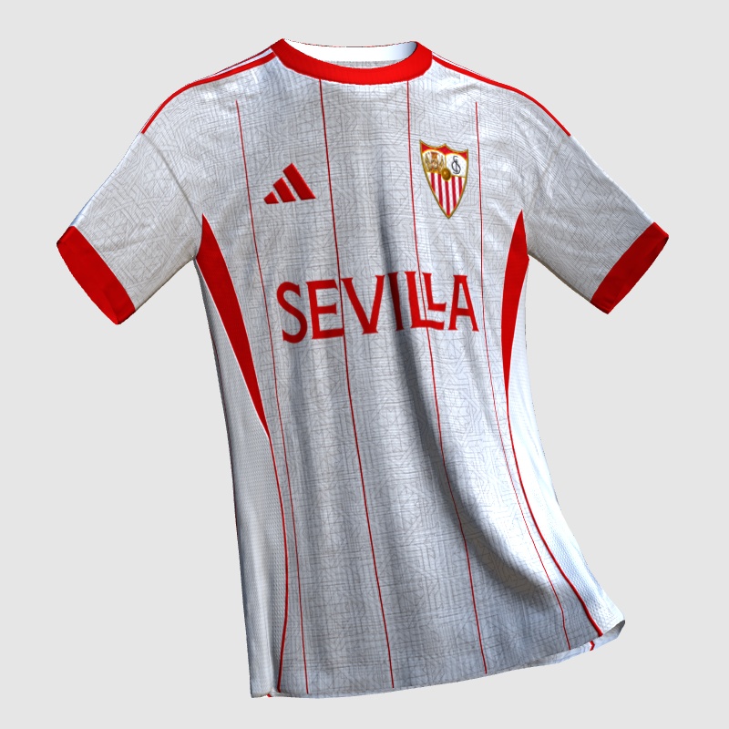 Sevilla Adidas 25-26 Home Concept - FIFA Kit Creator Showcase
