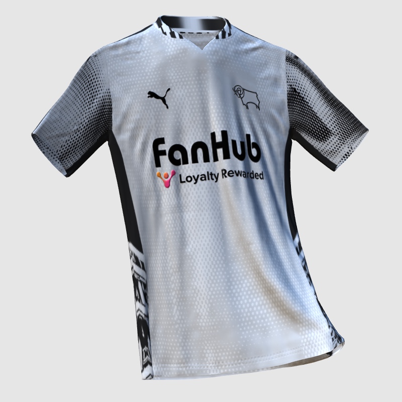 Derby County home kit (25/26) - FIFA Kit Creator Showcase