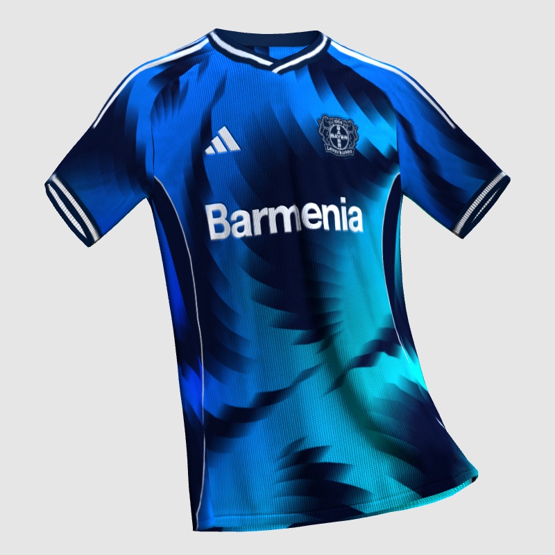 Bayer Leverkusen x Adidas away kit concept - FIFA Kit Creator Showcase