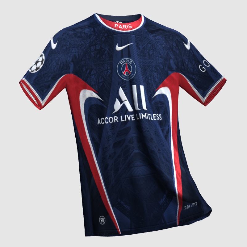 La Dame De Fer Psg X Nike Eiffel Tower Tribute Fifa Kit Creator