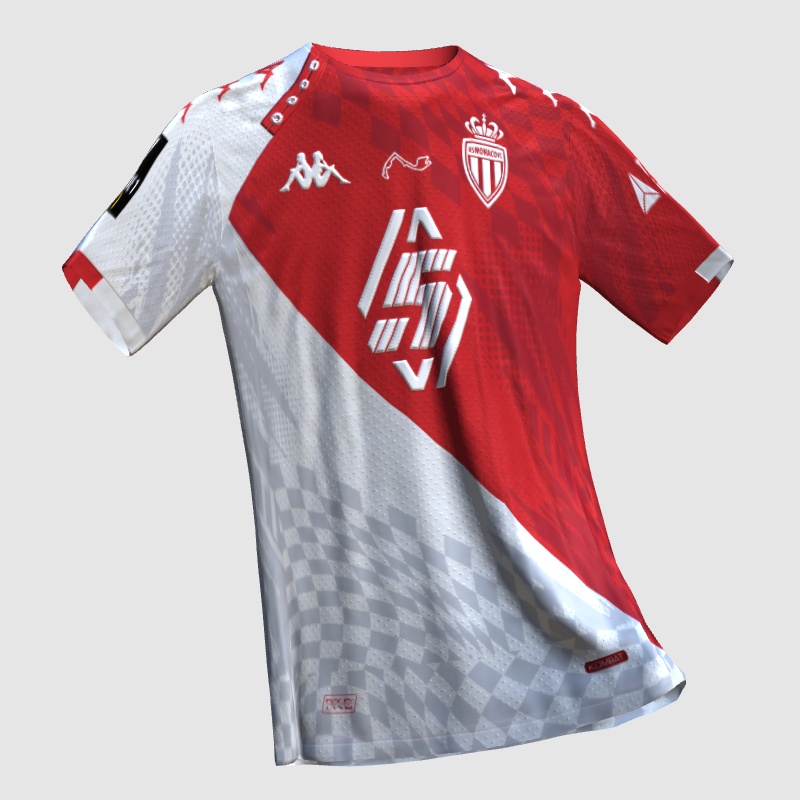 "Grand Prix" / Monaco x Kappa home kit - FIFA Kit Creator Showcase
