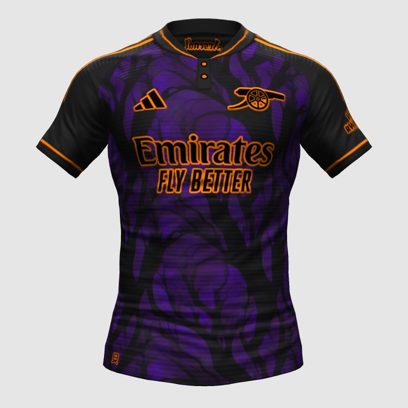Arsenal x Adidas Halloween Special Concept Kit - FIFA 23 Kit Creator ...