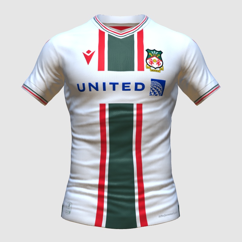 Wrexham AFC Macron Away Kit 23-24 - FIFA Kit Creator Showcase