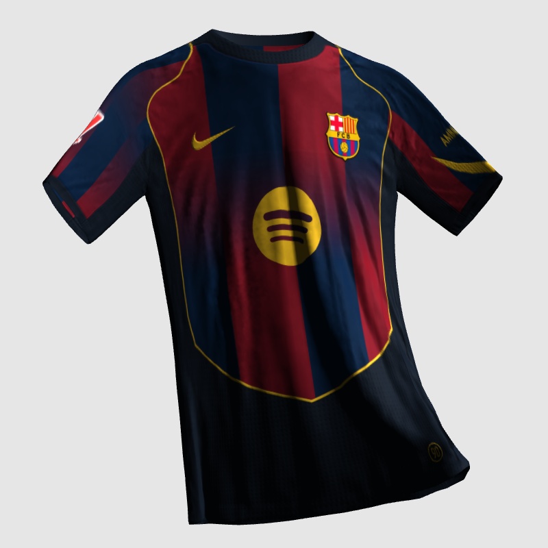 FC Barcelona 2025-26 Home Kit - FIFA Kit Creator Showcase