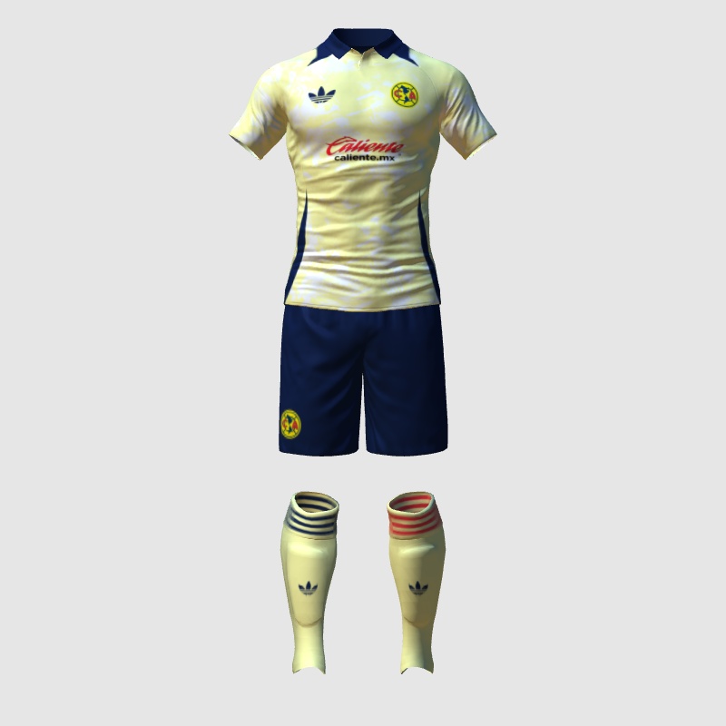 Club America x Adidas Home Kit (for Competition) - FIFA Kit Creator ...