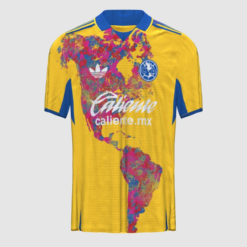 Club America Away Kit Concept 'Painted Americas' - FIFA Kit Creator ...