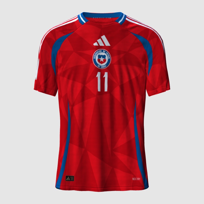 Chile x Adidas 24/25 Home - FIFA Kit Creator Showcase