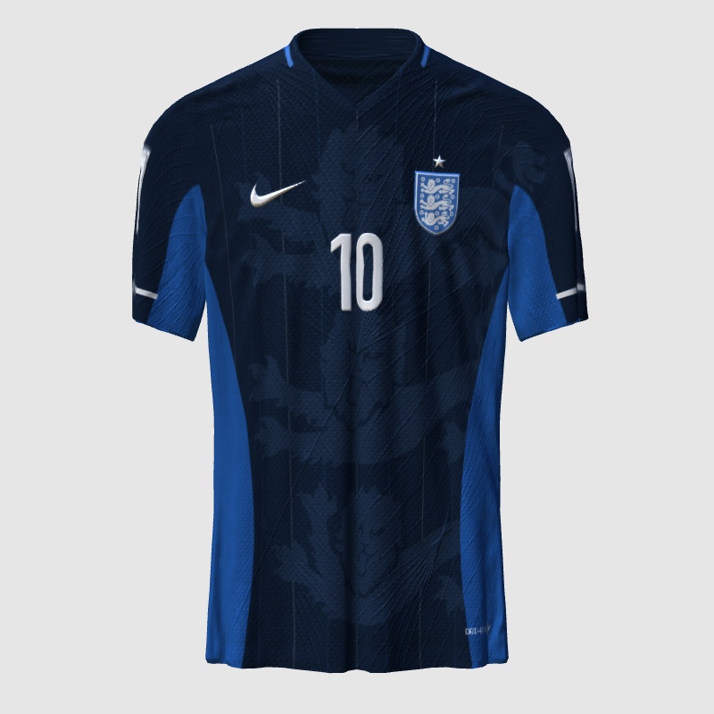 England 2026 World Cup away kit concept - FIFA Kit Creator Showcase