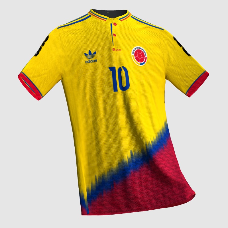 Colombia Home Kit Concept-5 - FIFA Kit Creator Showcase