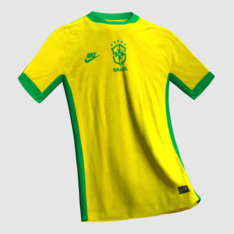 BRAZIL NIKE 2026/27 HOME CONCEPT - FIFA Kit Creator Showcase