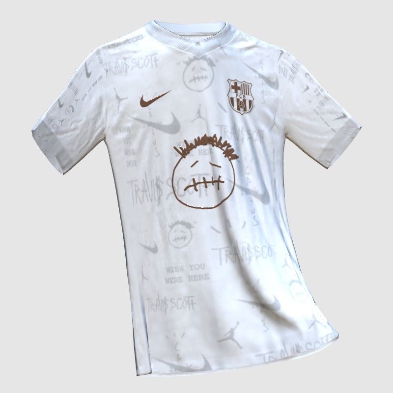 Travis Scott x Barcelona (Bozif kit comp) - FIFA Kit Creator Showcase
