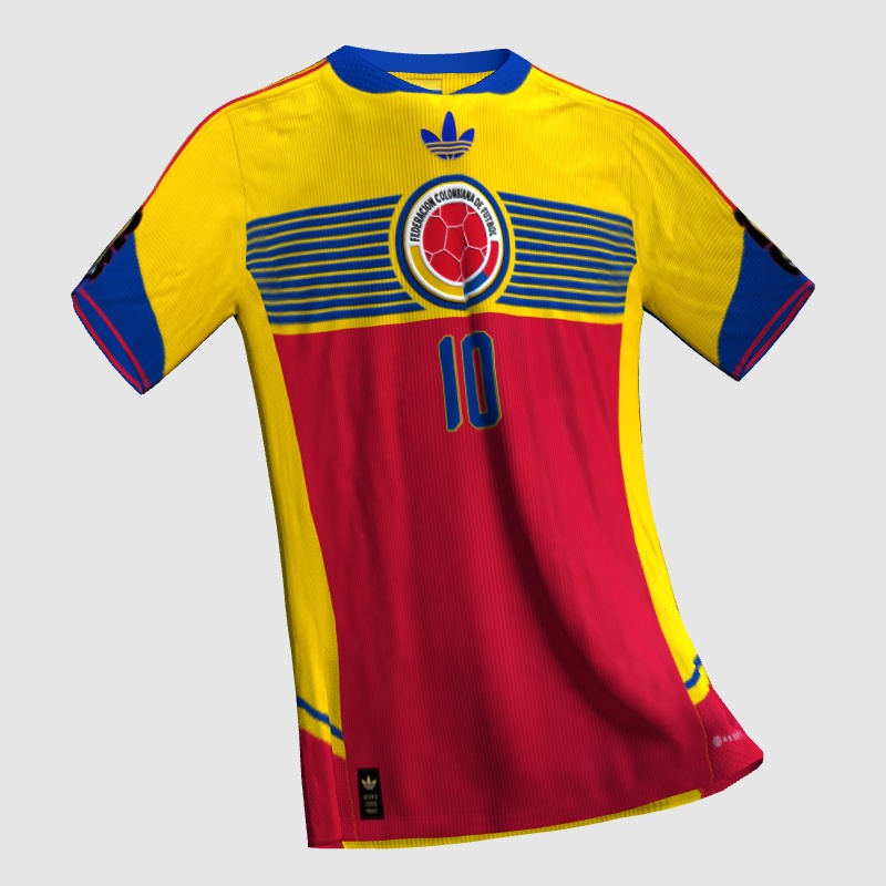 Colombia Home Kit Concept-4 - FIFA Kit Creator Showcase
