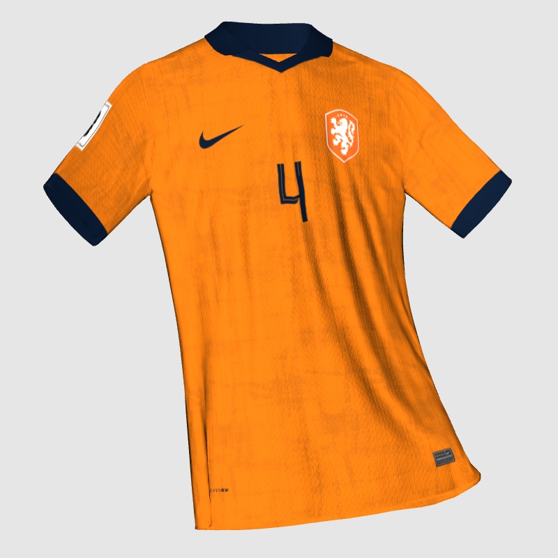 Netherlands 2026 World Cup Home Kit Concept - FIFA Kit Creator Showcase