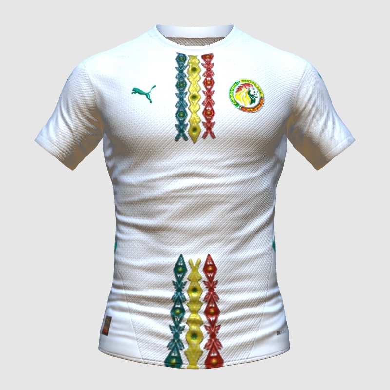 Senegal AFCON 2025 Home Kit - FIFA Kit Creator Showcase