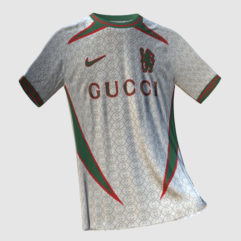 Chelsea X Gucci away kit concept - FIFA Kit Creator Showcase